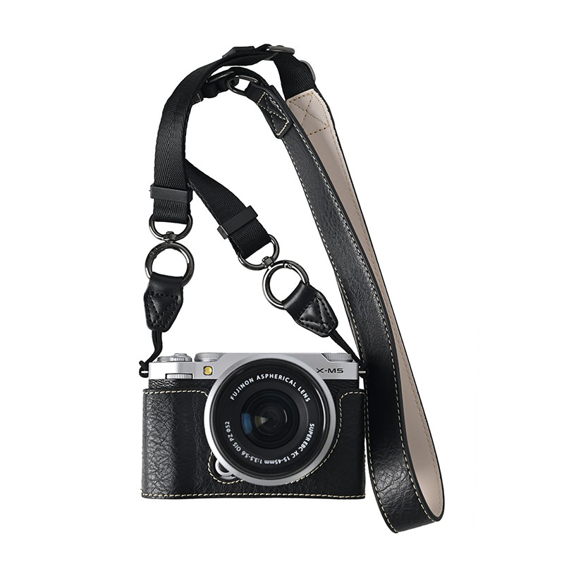 PU Leather Case for Fujifilm XM5 Camera Case Bag Half Body Cover for ...