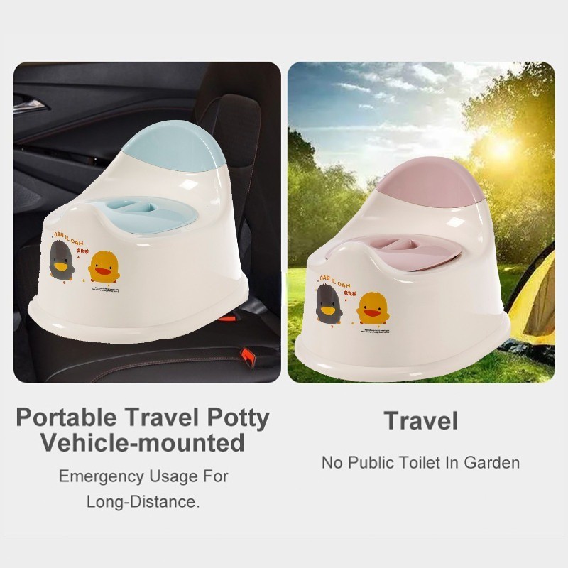 Baby Potty Trainer Kids Cartoon Portable Toilet Trainer Seat Toilet ...