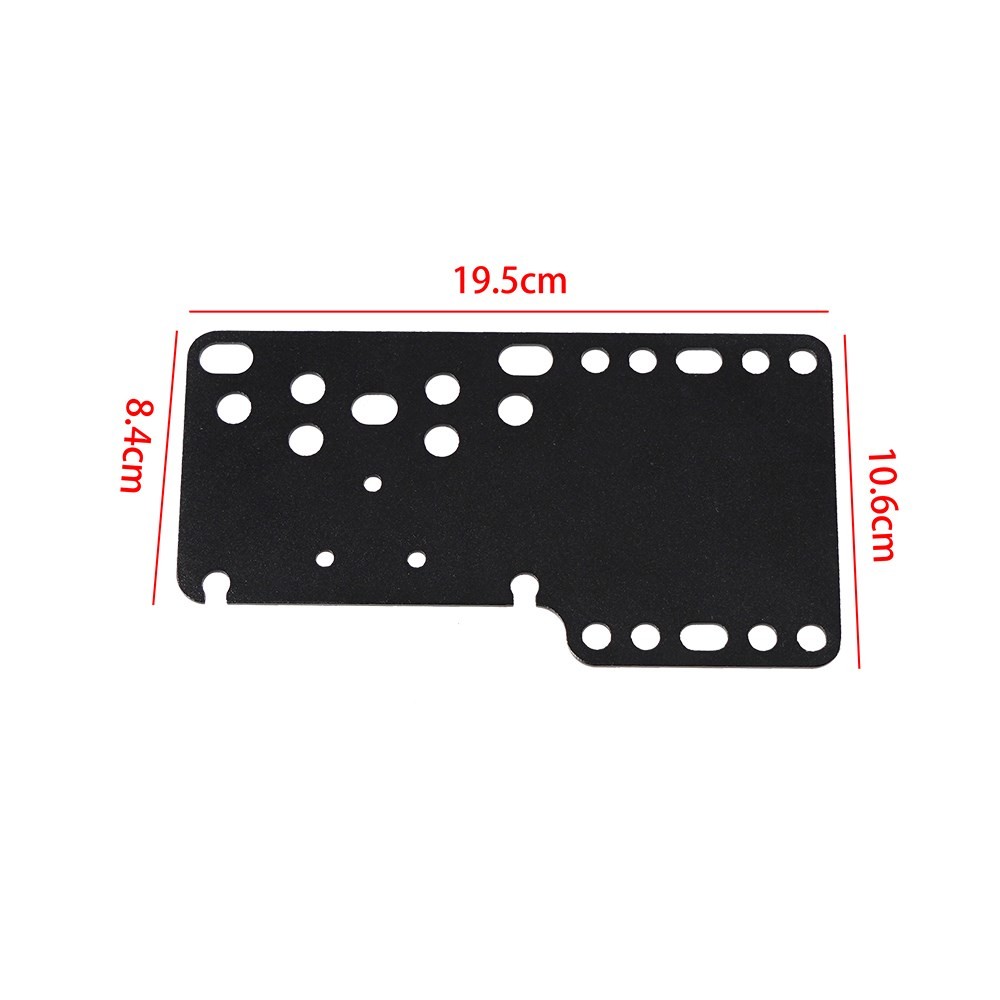 PC USB Handbrake Plate Drift Adapter Board Desk Mount Bracket Plate For ...