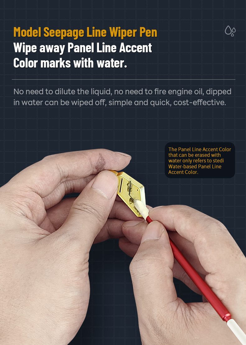 stedi water-based panel line Gundam model bleeder tool Fluorescent ...