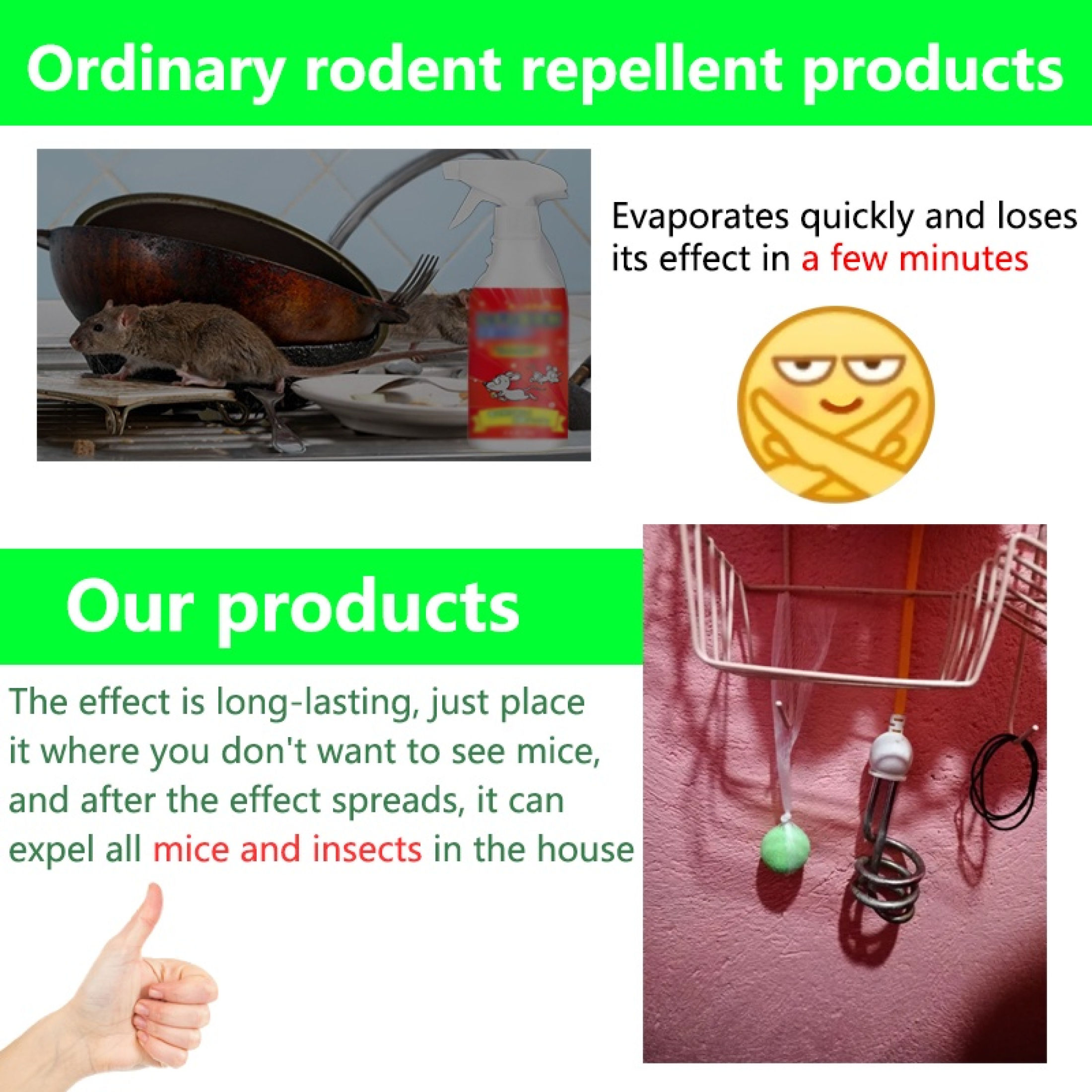 20PCS Powerful Mothball For big Mouse Effectively Moth ball Rodent ...