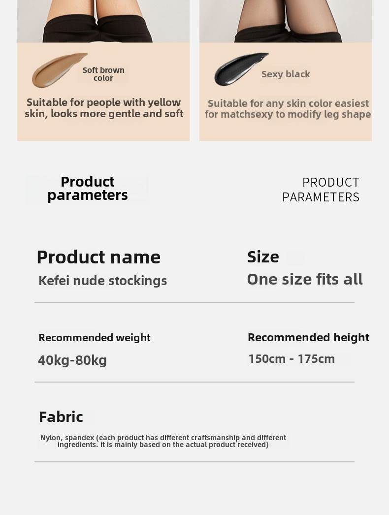 0D Ultra Sheer Pantyhose - Invisible Bare Leg Tights with Anti-Snag ...
