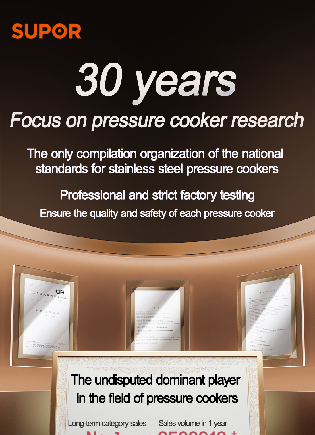 Supor Original 304 Stainless Steel Pressure Cooker Heavy Duty 5L ...