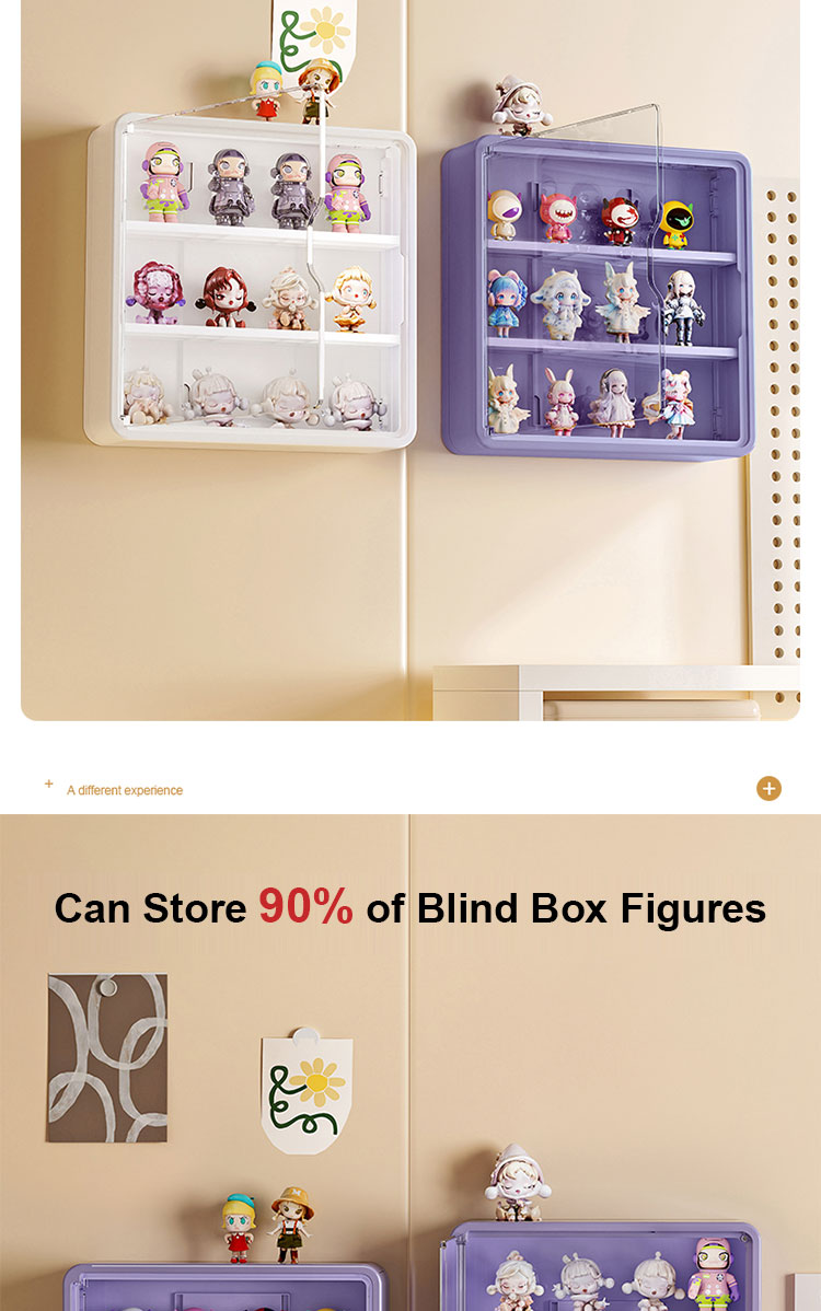 Popmart Acrylic display rack wall mounted display box storage stand ...