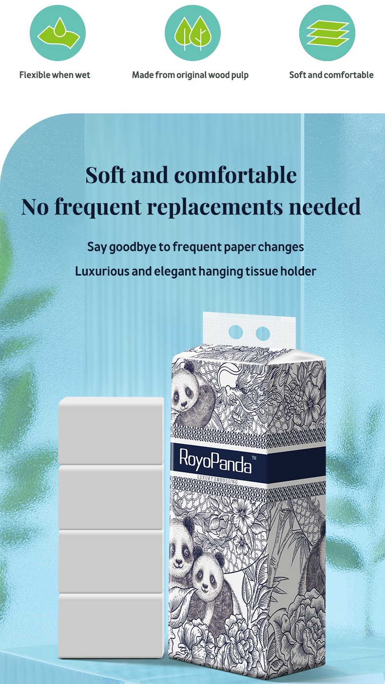 【BUY 1 TAKE 1】Royo Panda Tissue Hanging Tissue Skin Friendly Soft 4Ply ...