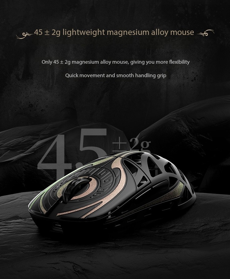 Wlmouse Strider Lightweight Walker Magnesium Alloy Wireless 8K esports gaming Mouse 8K return ...