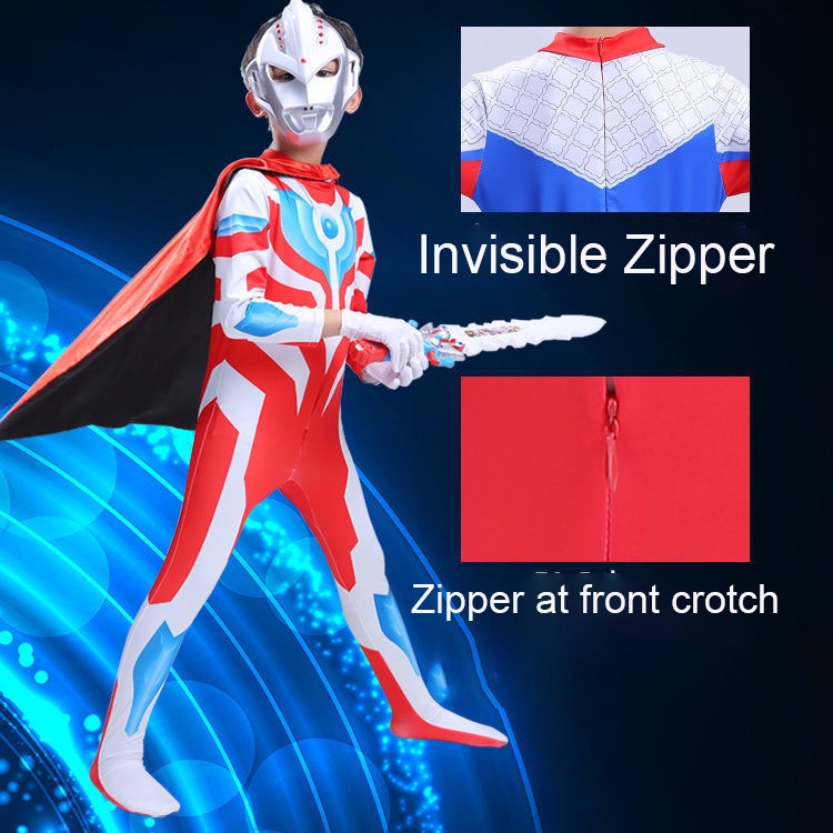 Congme Ultraman Costume for Kids Diga Sero Obu Halloween Superhero ...