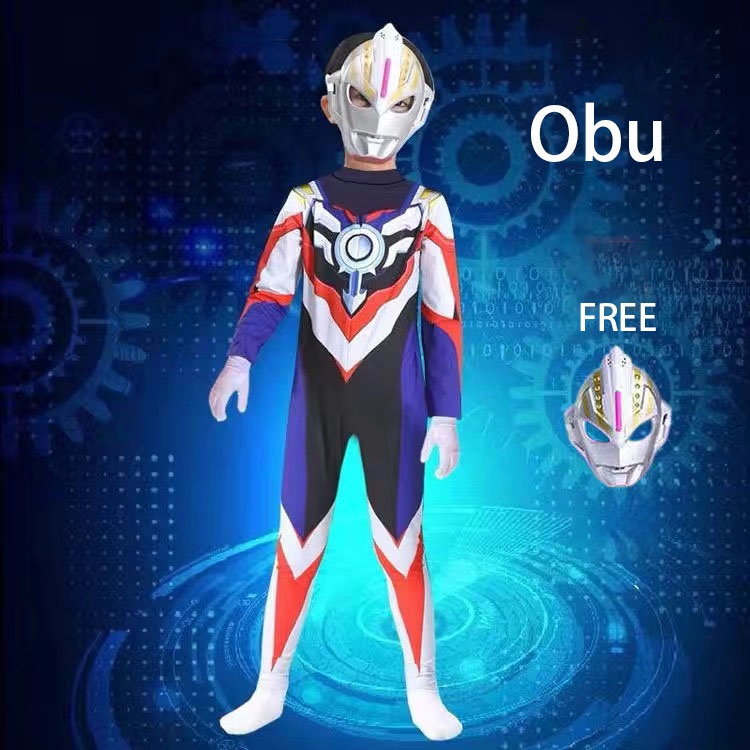Congme Ultraman Costume for Kids Diga Sero Obu Halloween Superhero ...