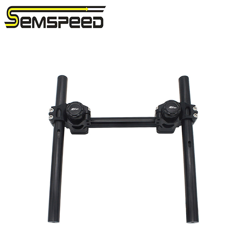 SEMSPEED Motorcycle CNC 22/28mm Handlebar Handle Bar Fork Tube Clip Ons For Honda ADV160 ADV 160 ...