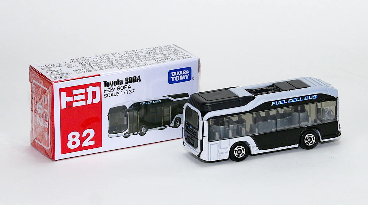 Tomica No.82 Toyota SORA Takara Tomy 1/137 Vehicle Model Metal Diecast ...