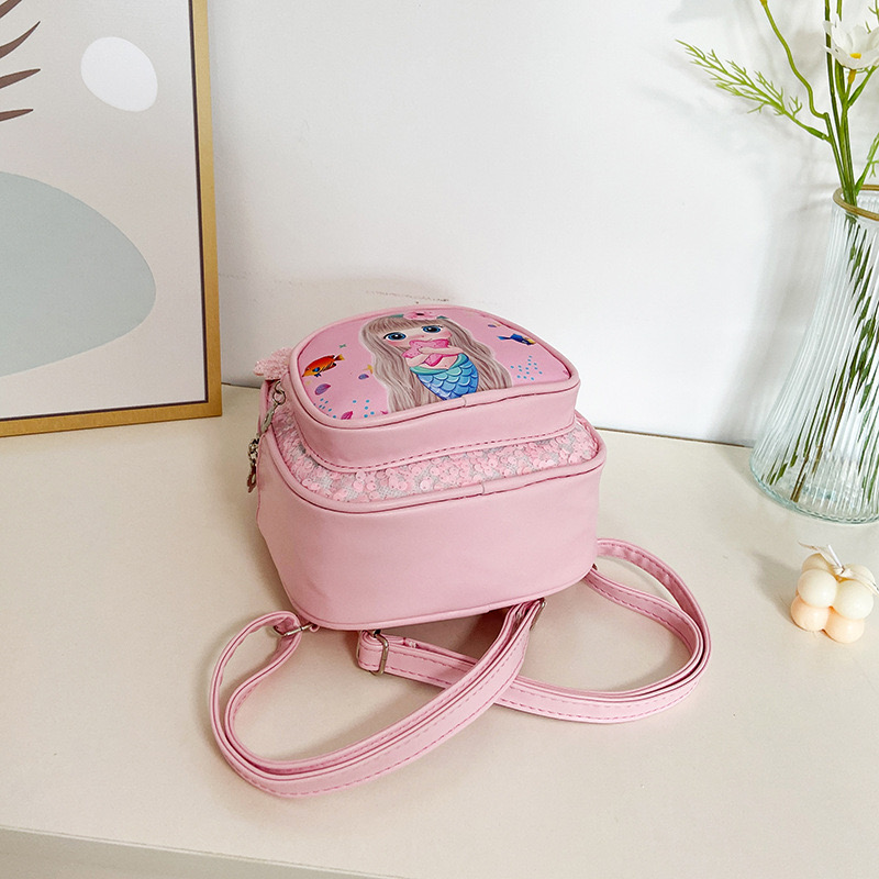 ShiningStars Children's Bag New Girl Cute Princess Shell Sequin ...