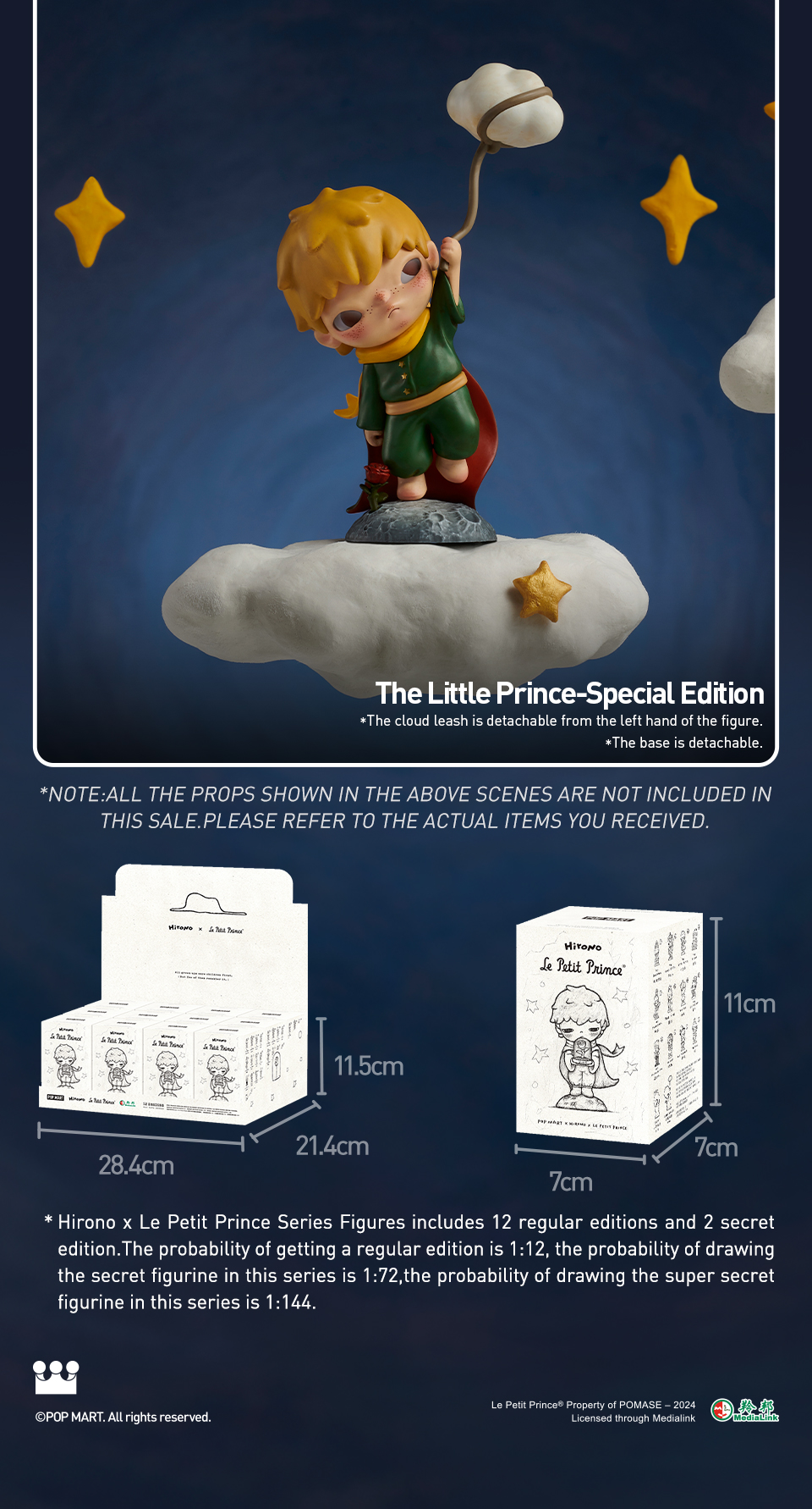 Secret Hirono v7 POP MART Hirono×Le Petit Prince Series Secret The ...