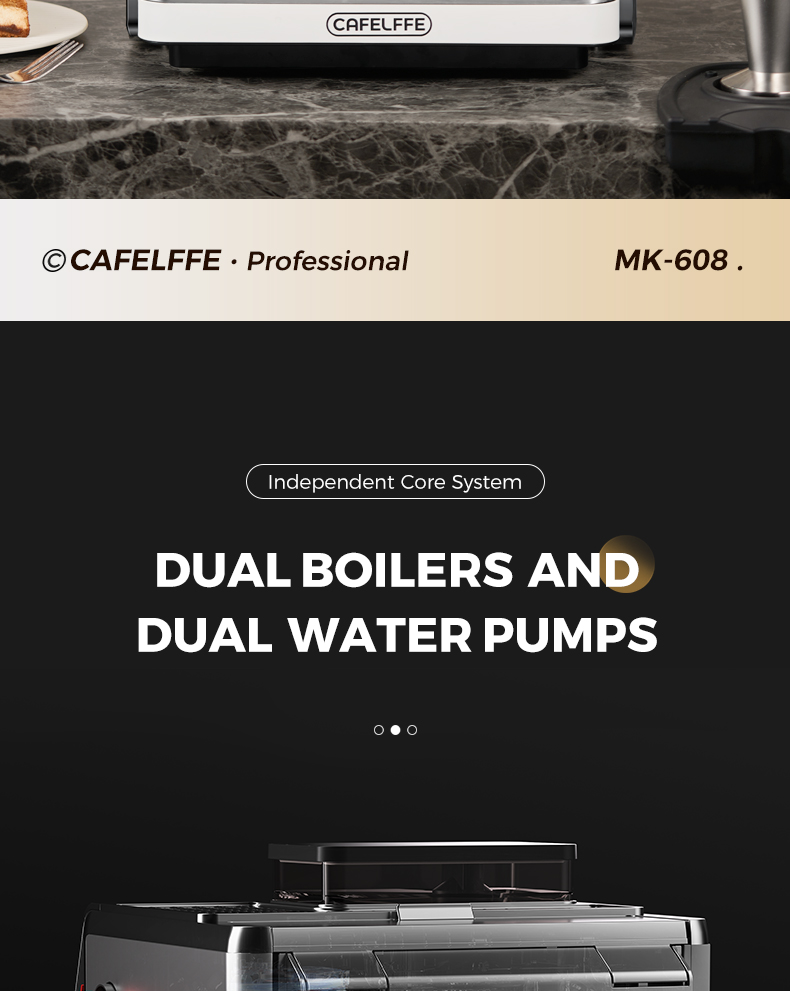 Cafelffe Barista Express Espresso Machine with Grinder, Dual Boilers ...