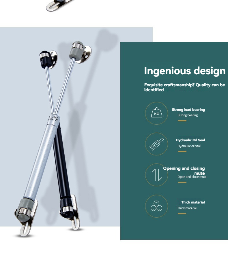 Cabinet hydraulic rod support rod tatami air pressure rod upturning ...