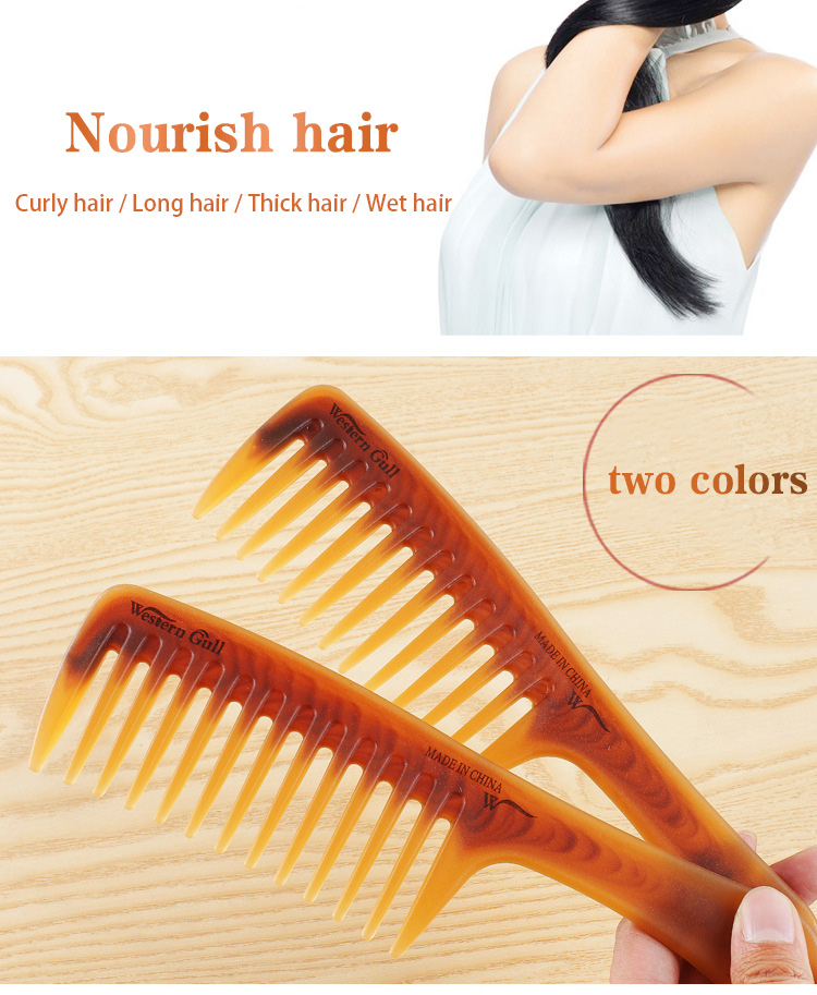Ladies' Exclusive Wide Toothed Comb Suitable For Long And Curly Hair ...