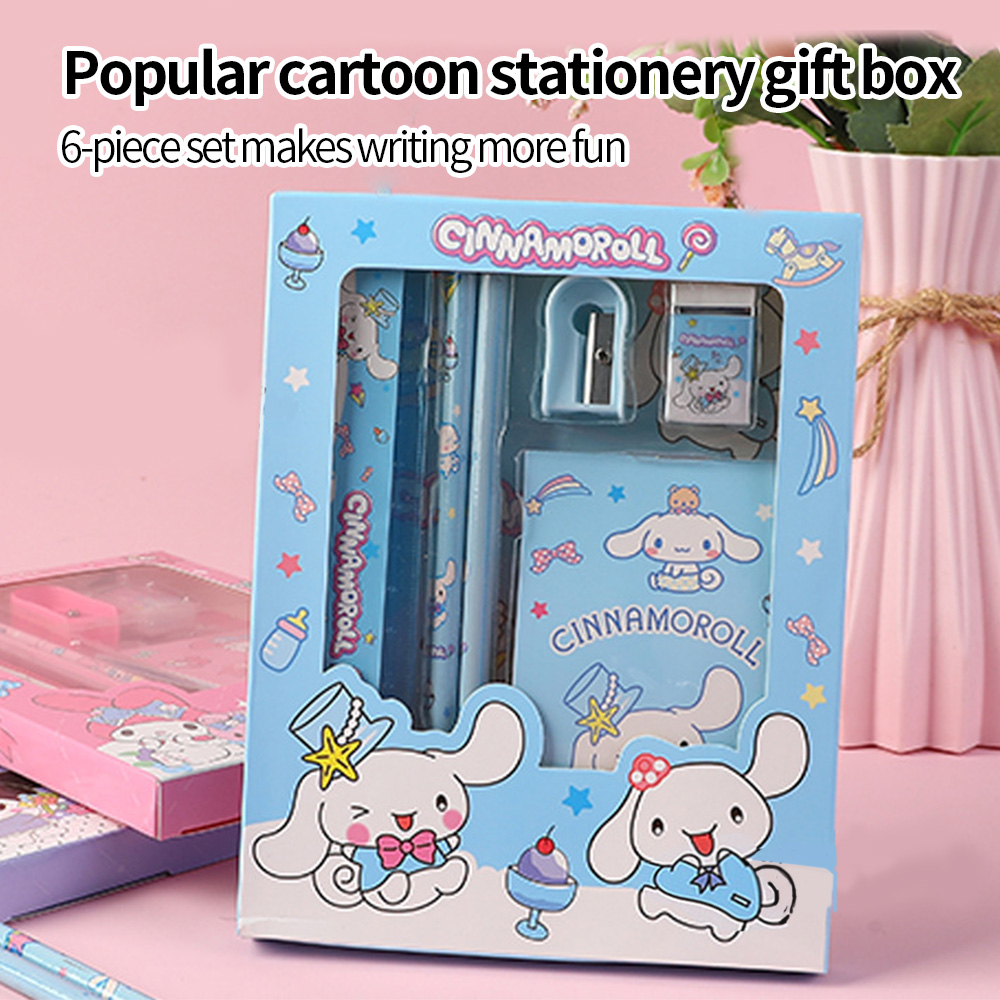 Sanrio Stationery Gift Set Kuromi Cartoon School Stationery Supplies ...
