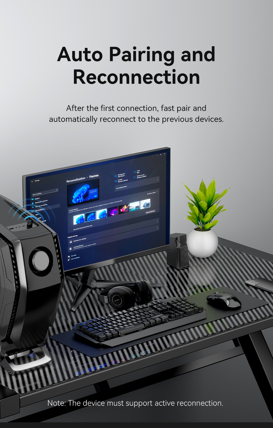 Vention Usb Bluetooth Adapter 5.4 Wireless Dongle Receiver Transmitter ...