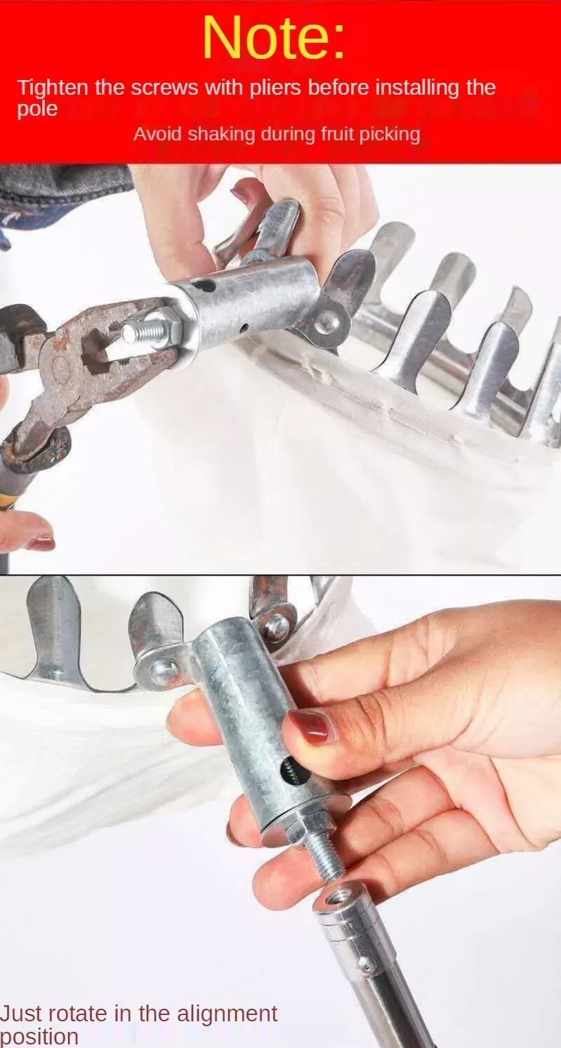 Fruit Picker panungkit ng mangga Head Basket Portable Fruits Catcher ...