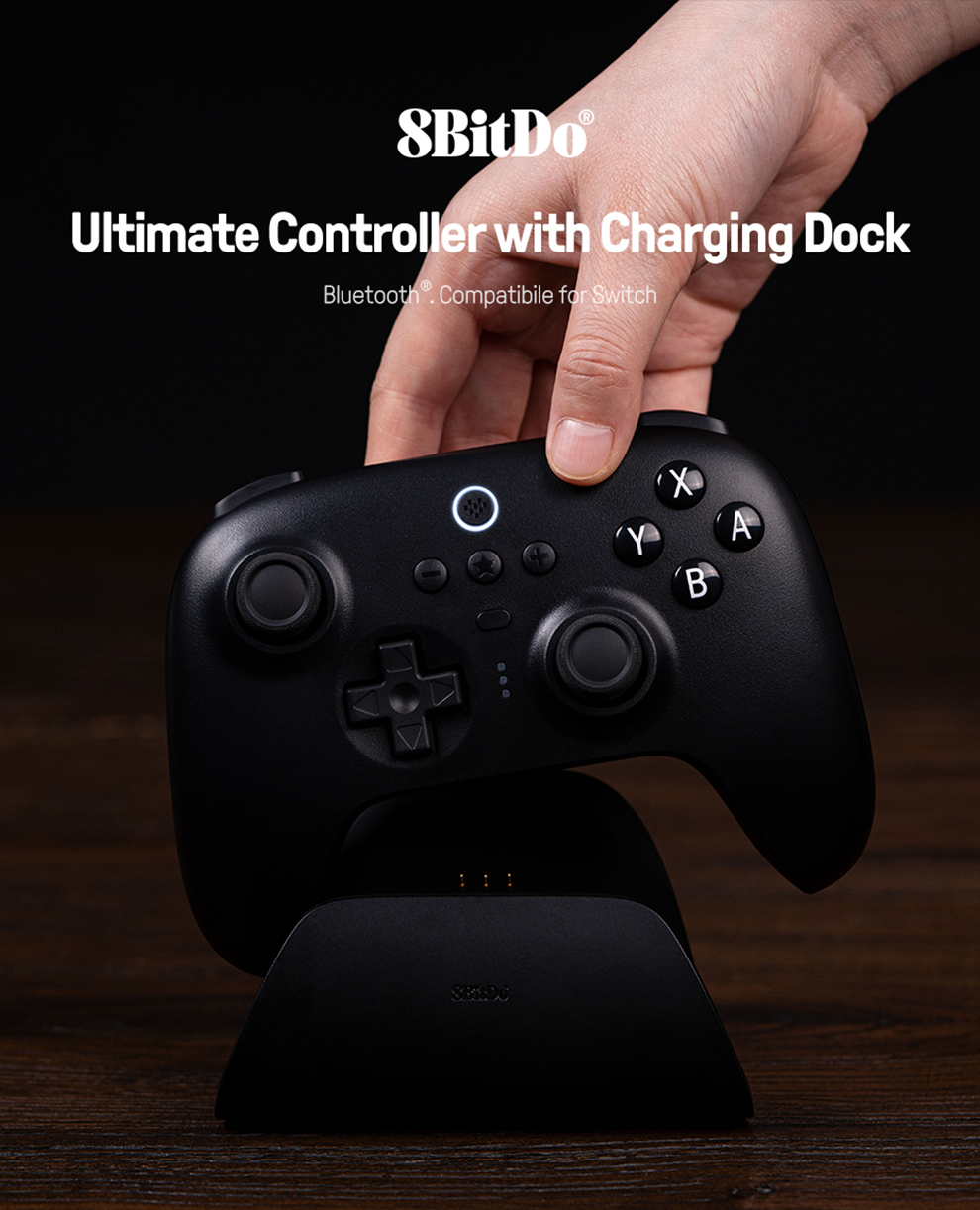 8Bitdo Ultimate Bluetooth Controller with Charging Dock Wireless ...