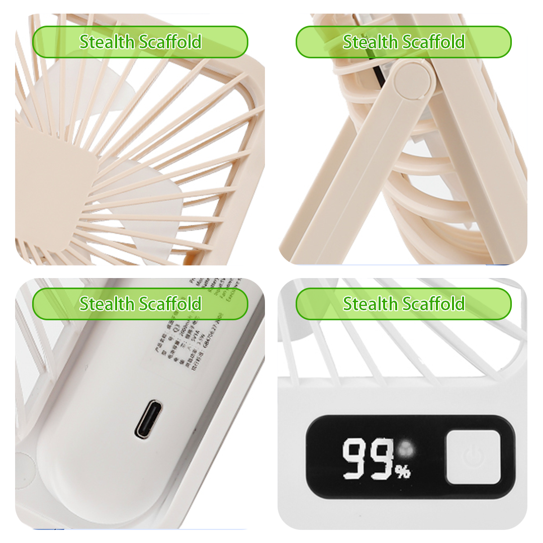 NSS Mini Turbo Fan Portable Rechargeable Deskfan Hanging Refrigeration ...