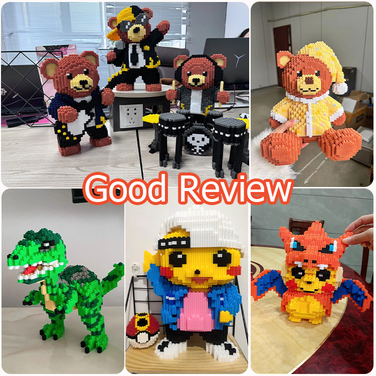 Local Delivery Big Building Blocks Toys for Boys Set Cartoon DIY Car ...