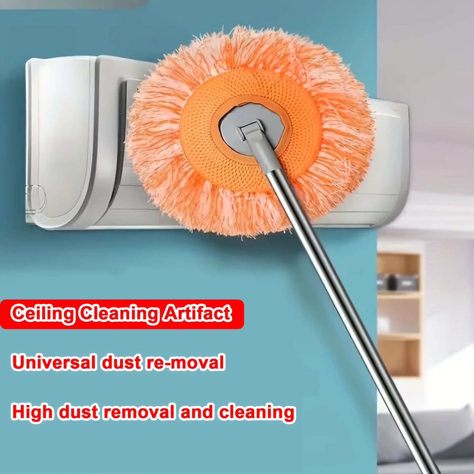 1PC Sunflower telescopic mop is a household cleaning tool for cleaning ...