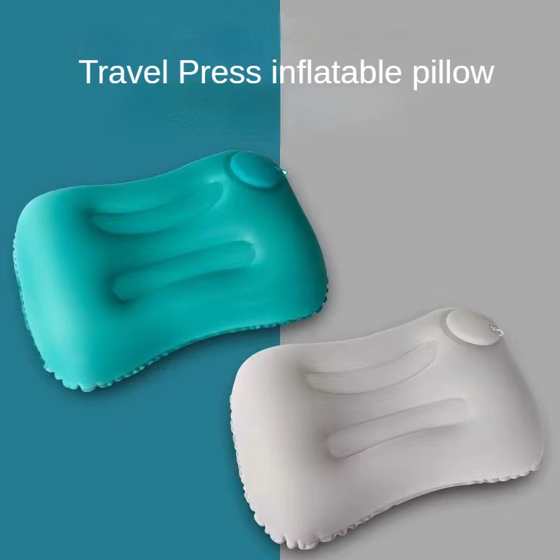 Press-Type Inflatable Pillow - Multi-Use Portable Pillow For Travel ...