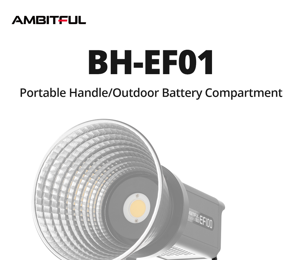 AMBITFUL BH-EF01 Portable Handle Outdoor Battery Compartment EF100 FL80 ...