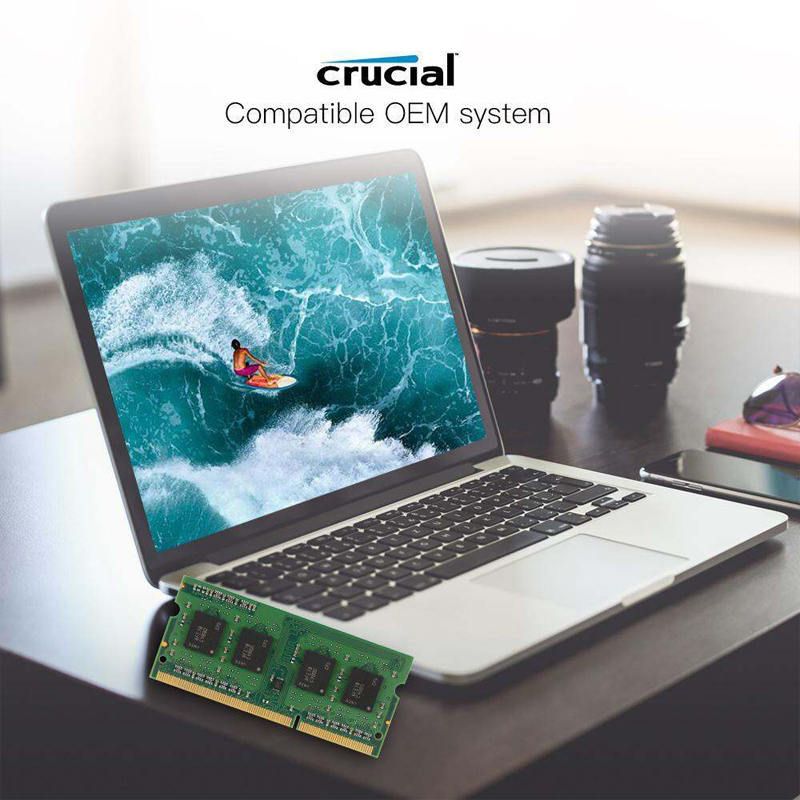 Crucial DDR3 DDR3L RAM 8Gb 4Gb 1600Mhz 1333Mhz PC3-10600 PC3-12800 204Pin SODIMM For Laptop ...