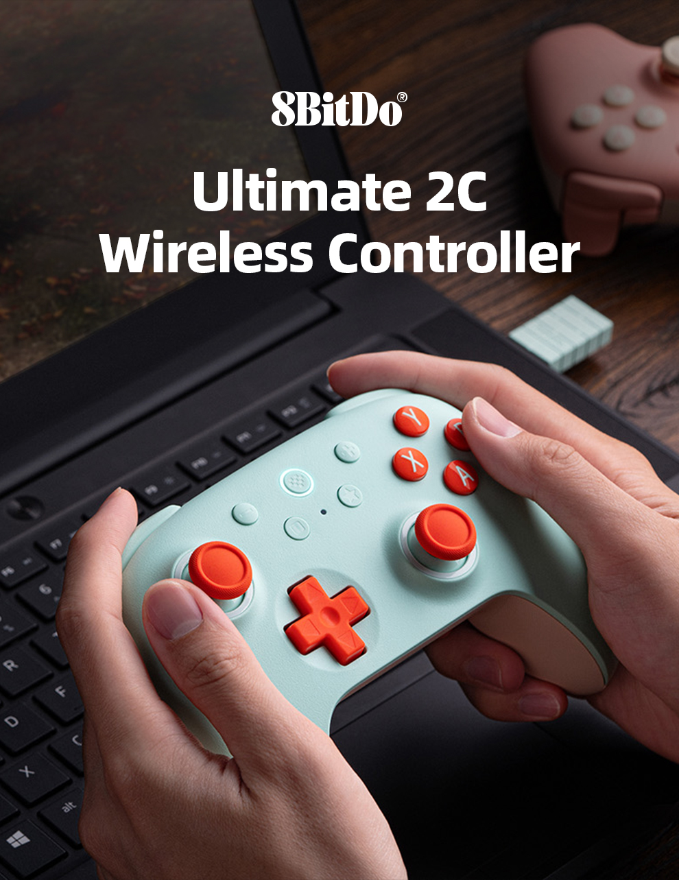 8BitDo New Ultimate 2C Wireless Gaming Controller for PC, Windows 10 ...