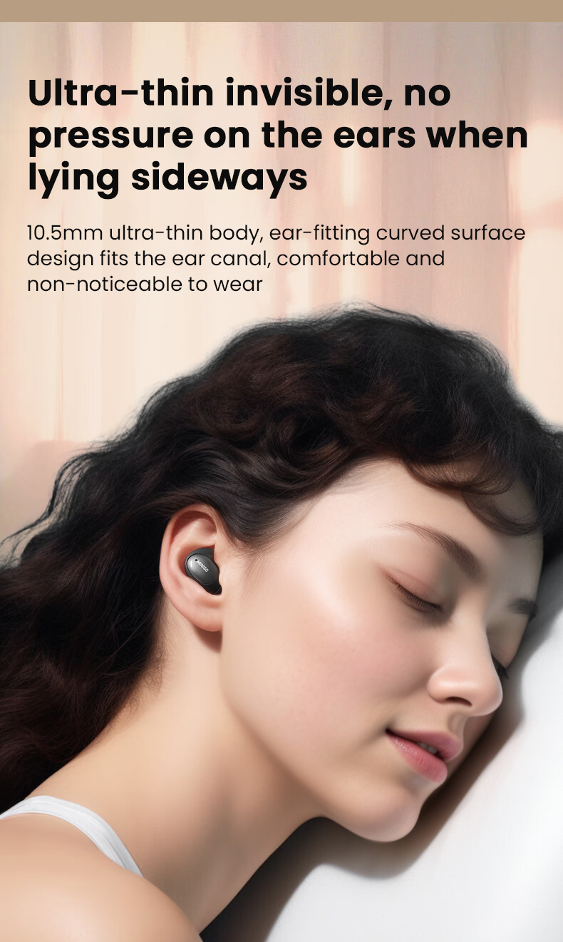 MINISO MS153 Sleeping Earbuds IPX5 Waterproof BT5.0 Headphones/Mini X16 ...