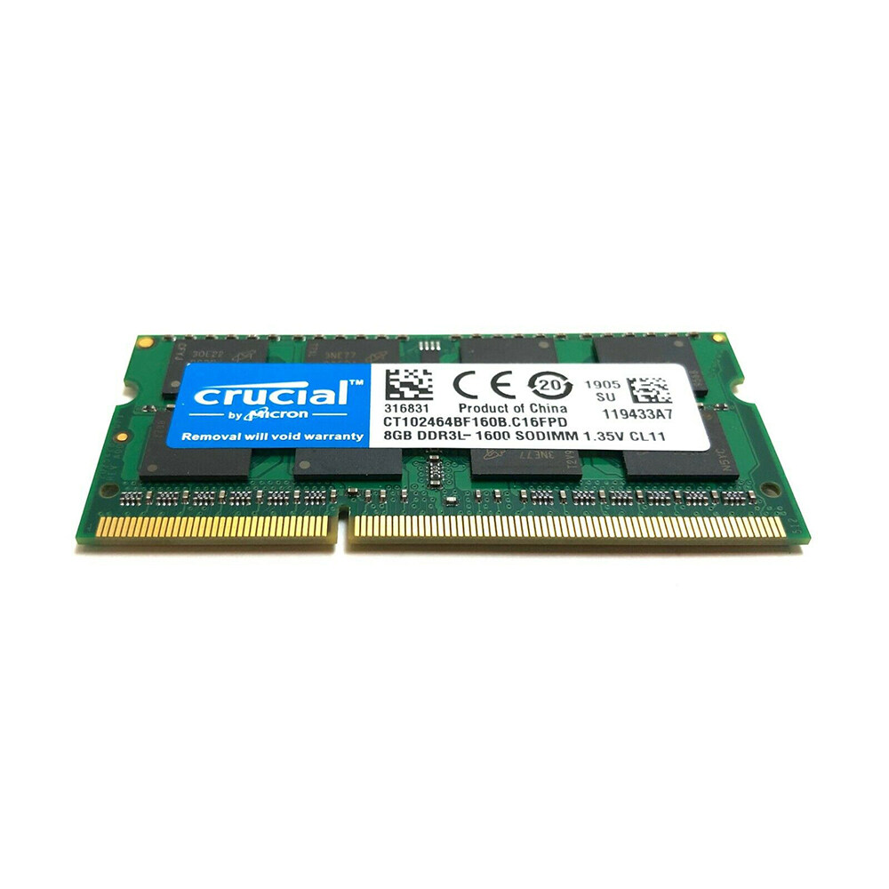 Crucial DDR3L 8Gb 4Gb RAM 1600Mhz 1333Mhz Notebook Memory 1.35V 1.5V SODIMM For Laptop | Shopee ...