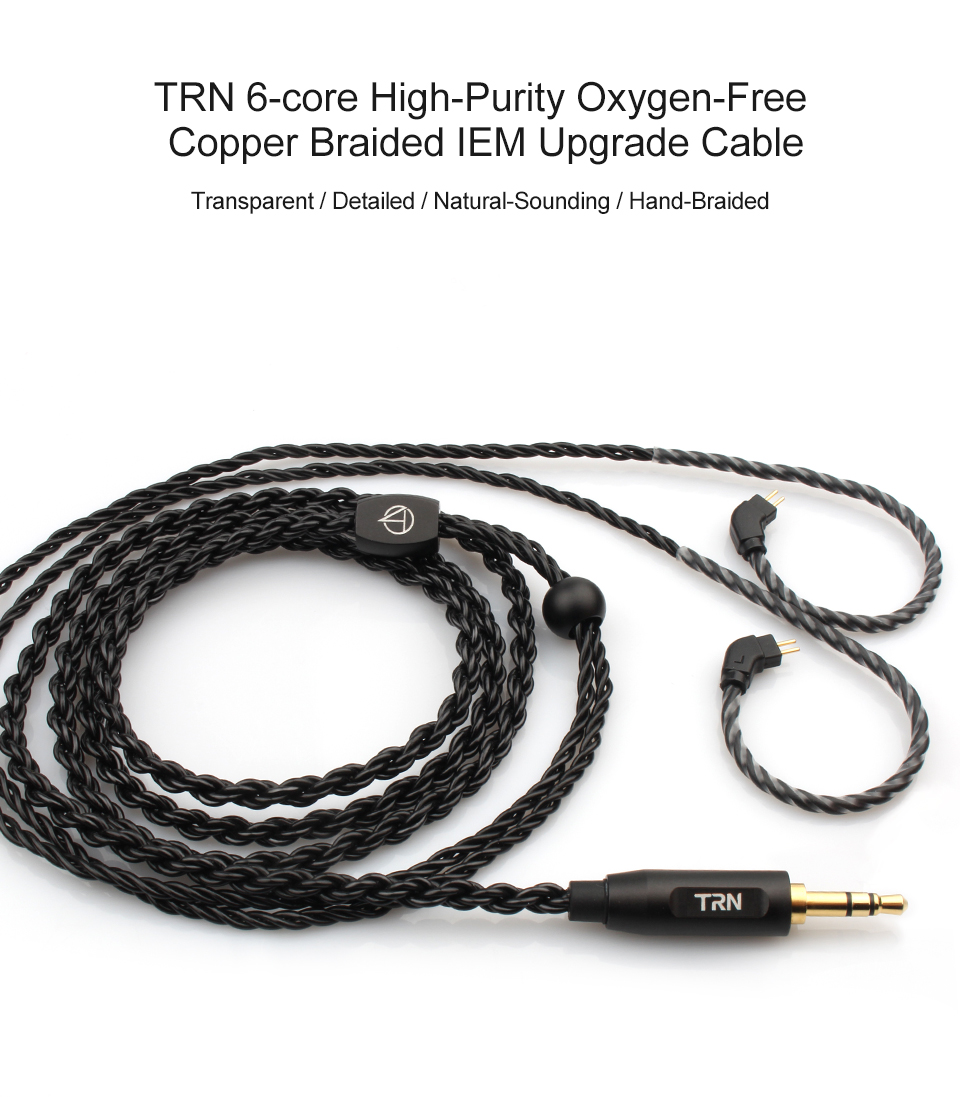TRN A1 Original Earphones Cable And A3 Earphones Cable For TRN KZ QKZ ...