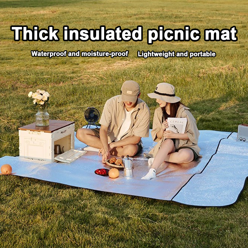 Waterproof Ground Mat Camping Double Sided Aluminium Foil Outdoor ...