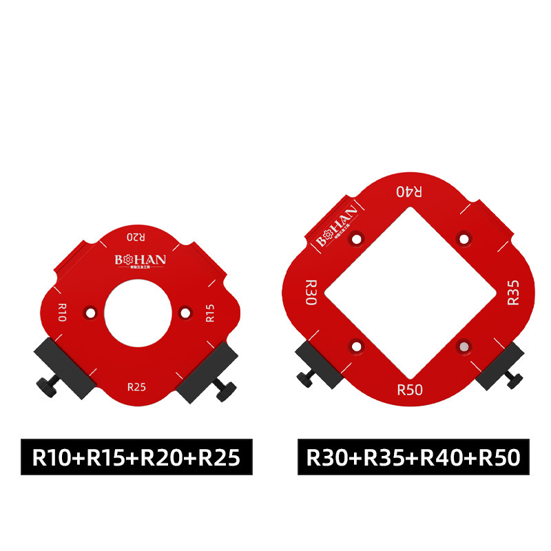 Woodworking Router Arcs Angle Positioning Template Corner Radius ...