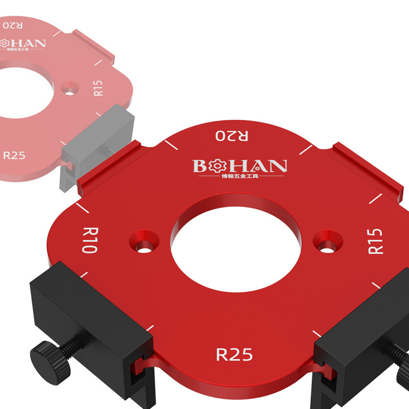 Woodworking Router Arcs Angle Positioning Template Corner Radius ...