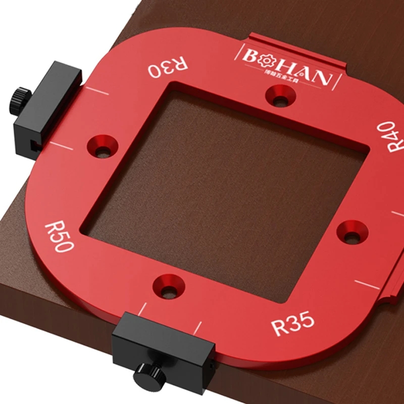 Woodworking Router Arcs Angle Positioning Template Corner Radius ...