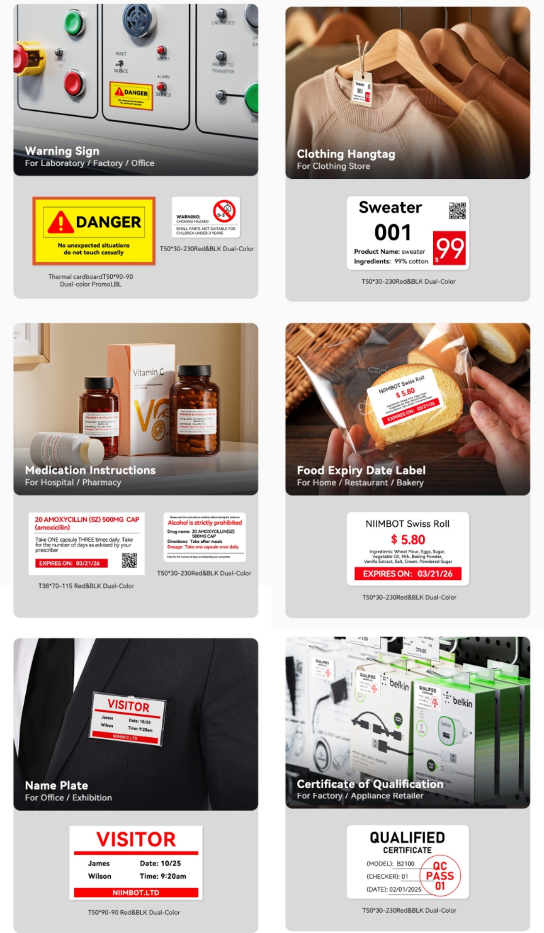 Niimbot B21 Pro Photo Label Printer Smart two colors Label Maker Image ...