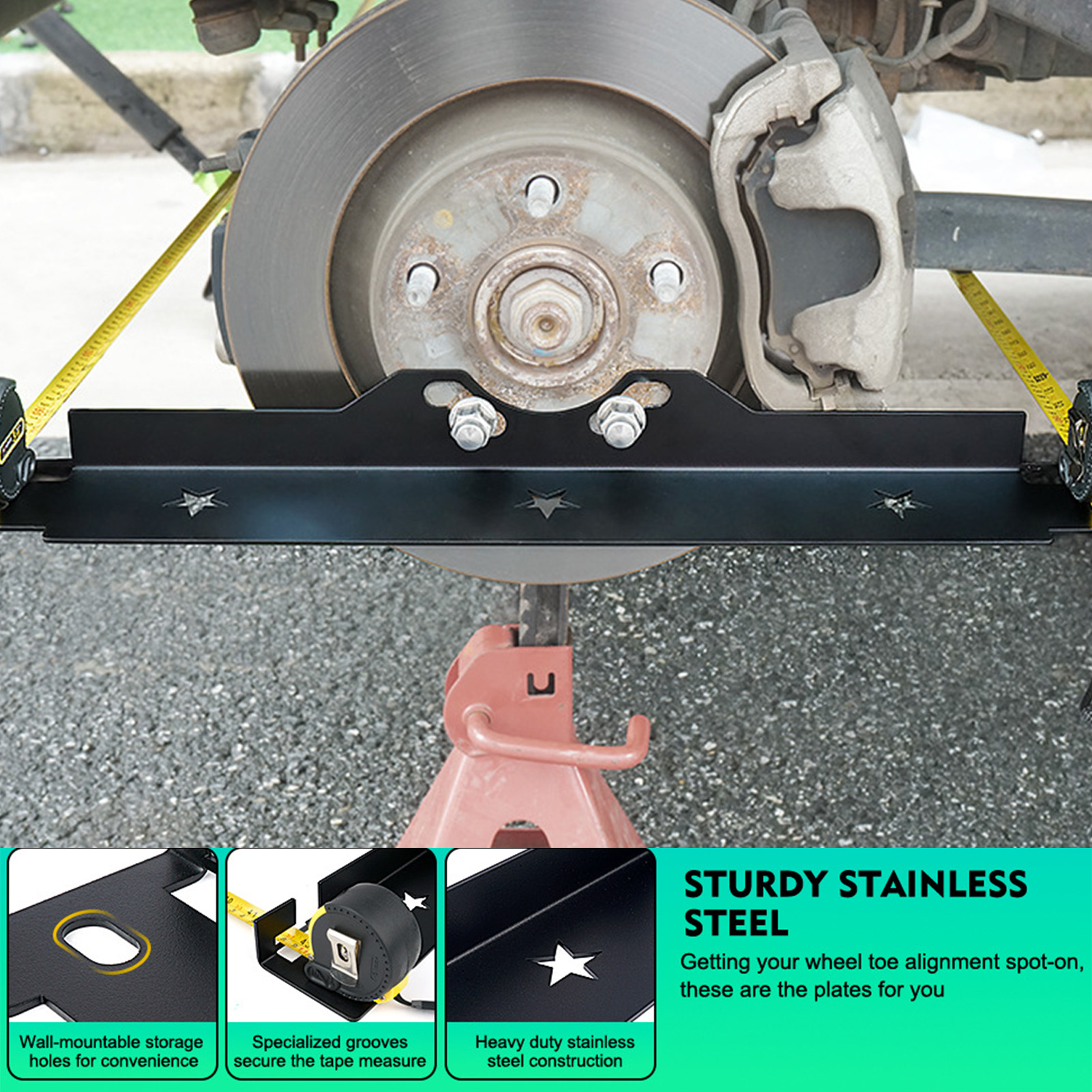 Wheel Alignment Tool Plate Wheel Toe Alignment Tool Plate Premium Easy ...