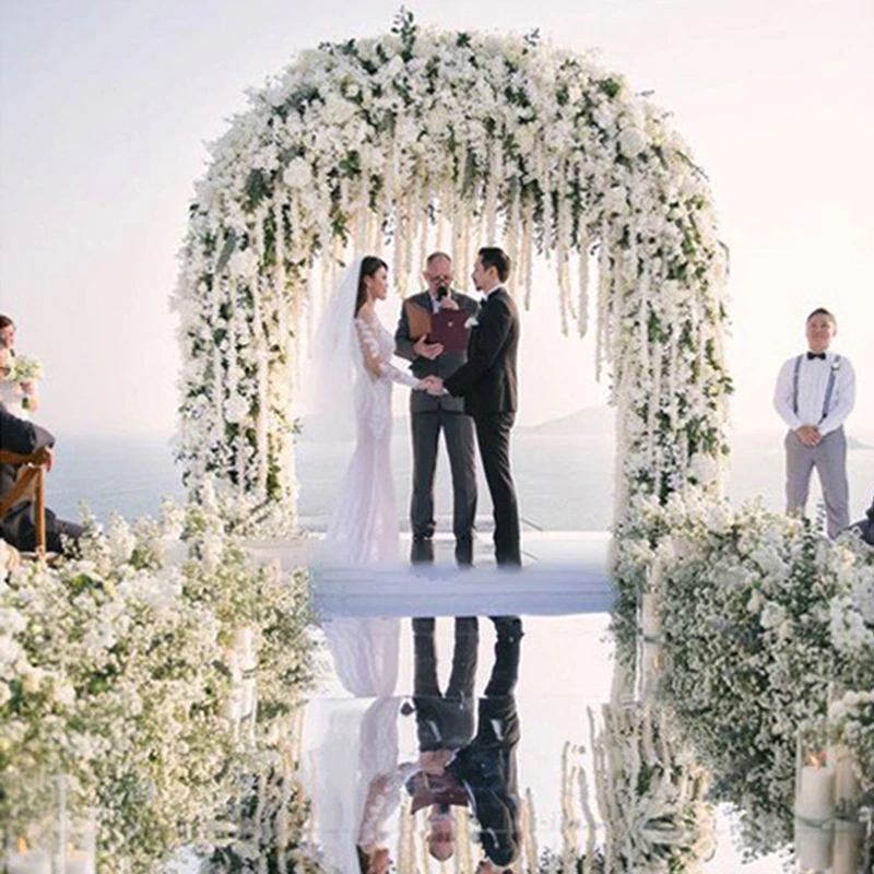 【Ready Stock】Wedding Mirror Carpet for T Stage Aisle Floor Decoration ...