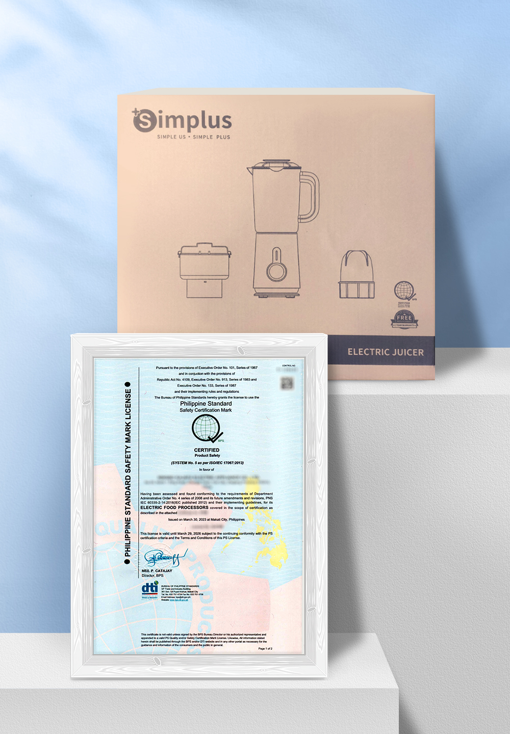 Simplus 3 in 1 Blender And Food Processor For Kitchen For Smoothies ...