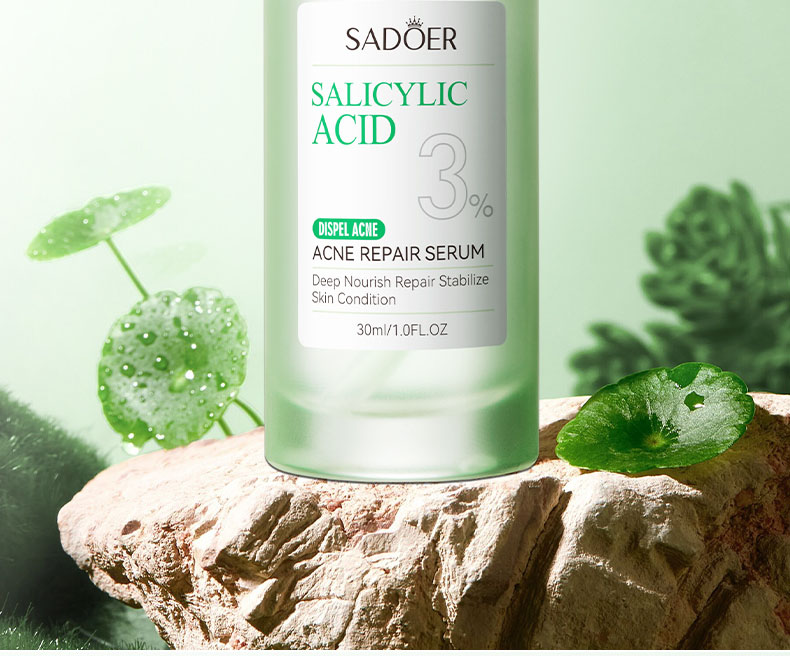 SADOER 3% Salicylic Acid Acne Treatment Serum Pimple Remover Anti Acne Marks Oil Control 30ml ...