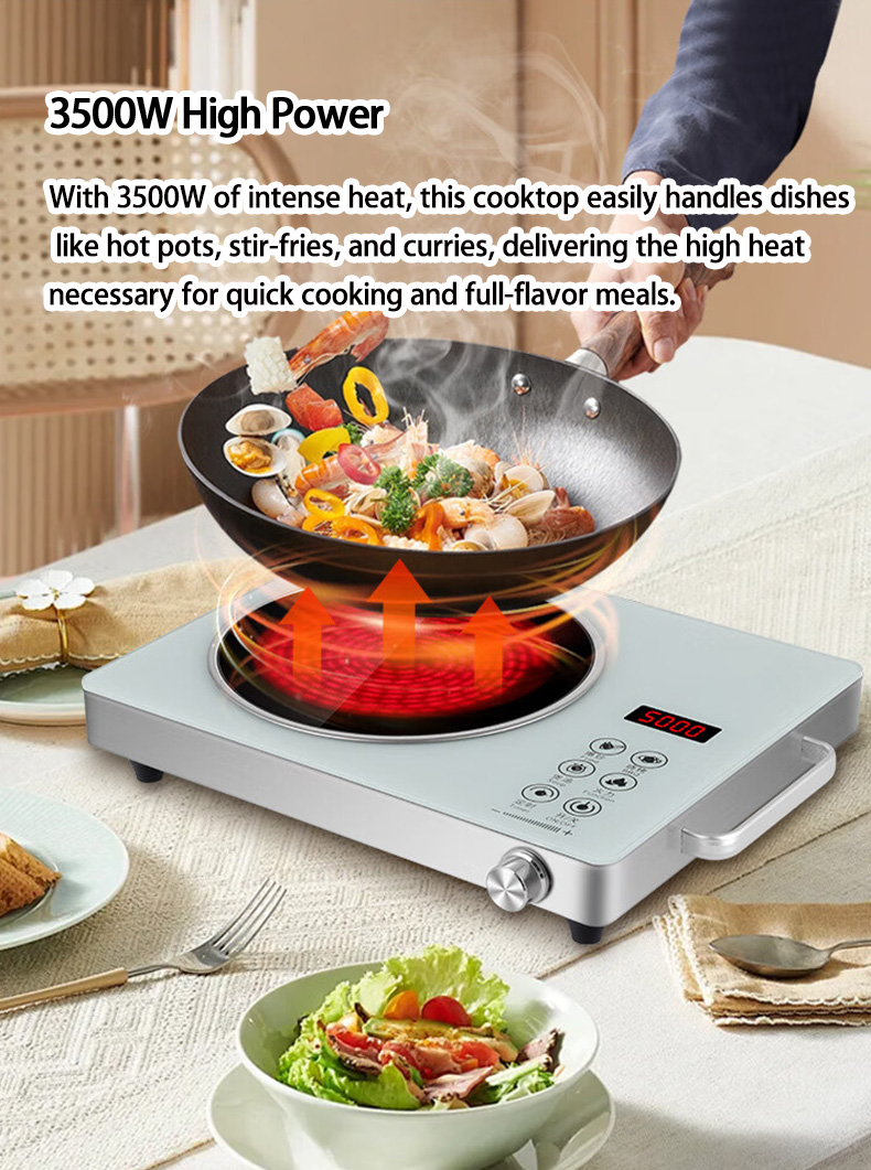 Infrared Ceramic Cooker 3500W – Fast Heating | No Radiation | Works ...