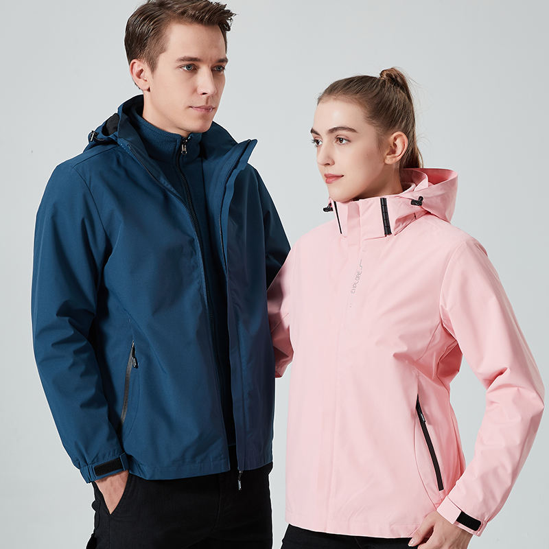 TIDY Gray Jeep Waterproof Jacket for Men & Woman Hiking Jacket Outdoor ...