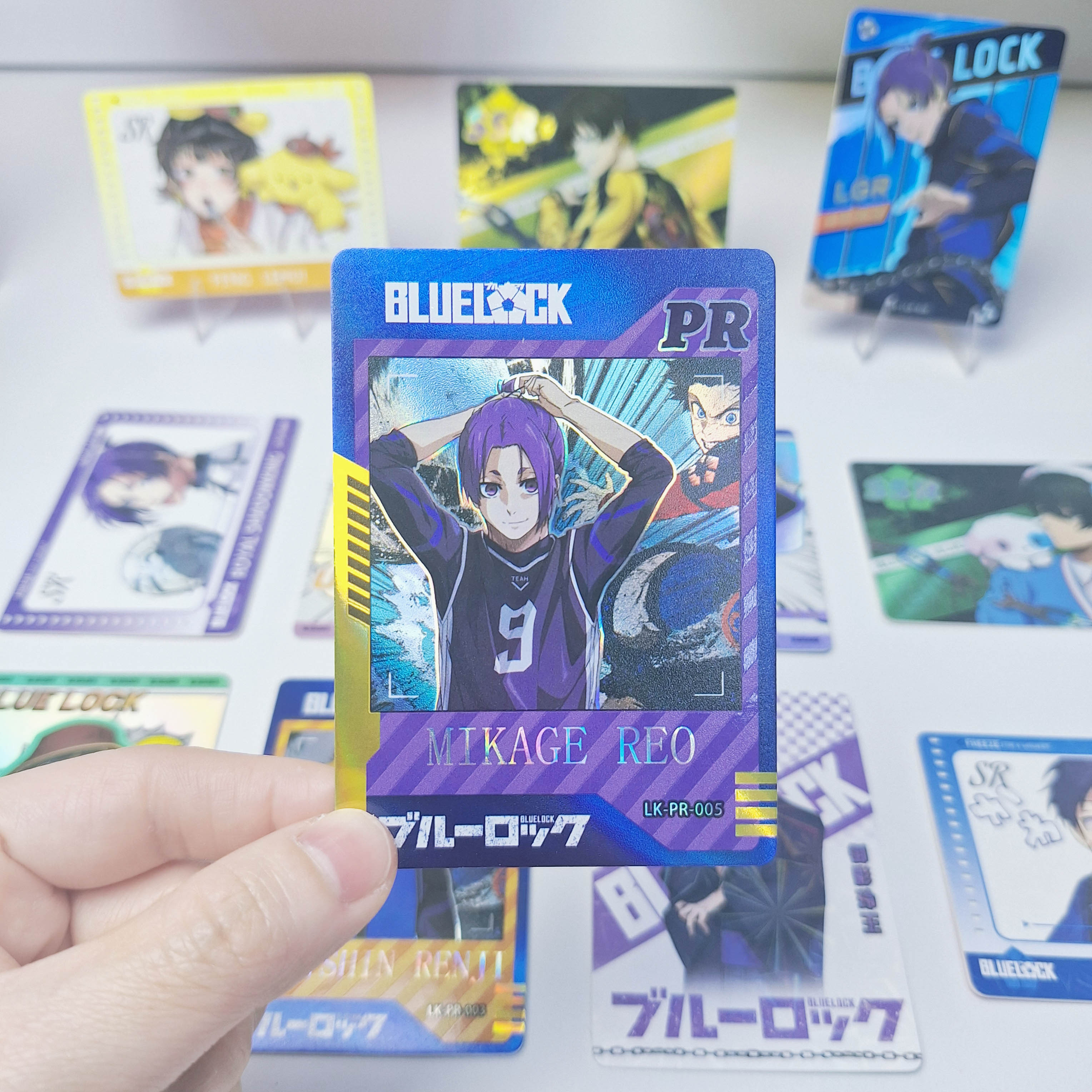 Blue Lock thick Card Nagi Seishiro itoshi rin LGR/SSR/UR kad game anime ...