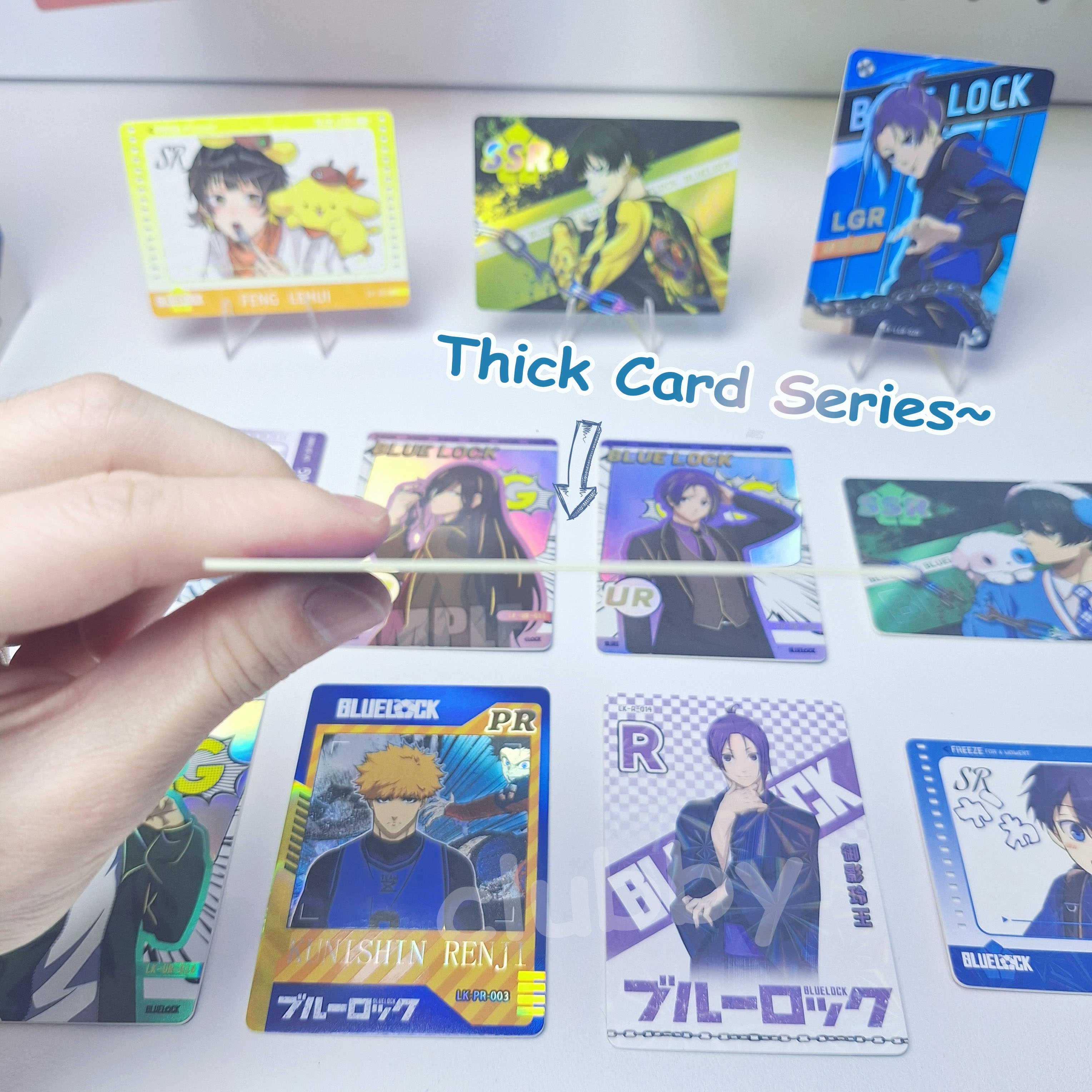 Blue Lock thick Card Nagi Seishiro itoshi rin LGR/SSR/UR kad game anime ...