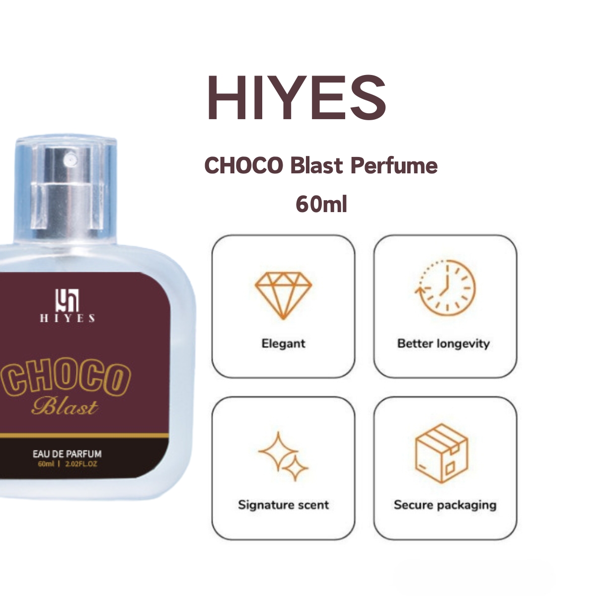 HIYES【Buy 1 Take 1】Unisex Choco Blast Perfume hiyes Premium Edition By ...