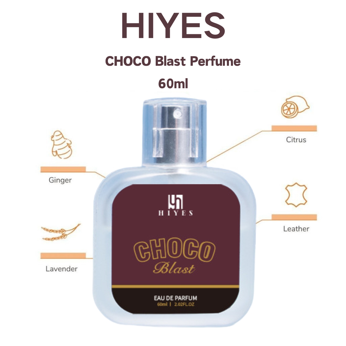 HIYES【Buy 1 Take 1】Unisex Choco Blast Perfume hiyes Premium Edition By ...