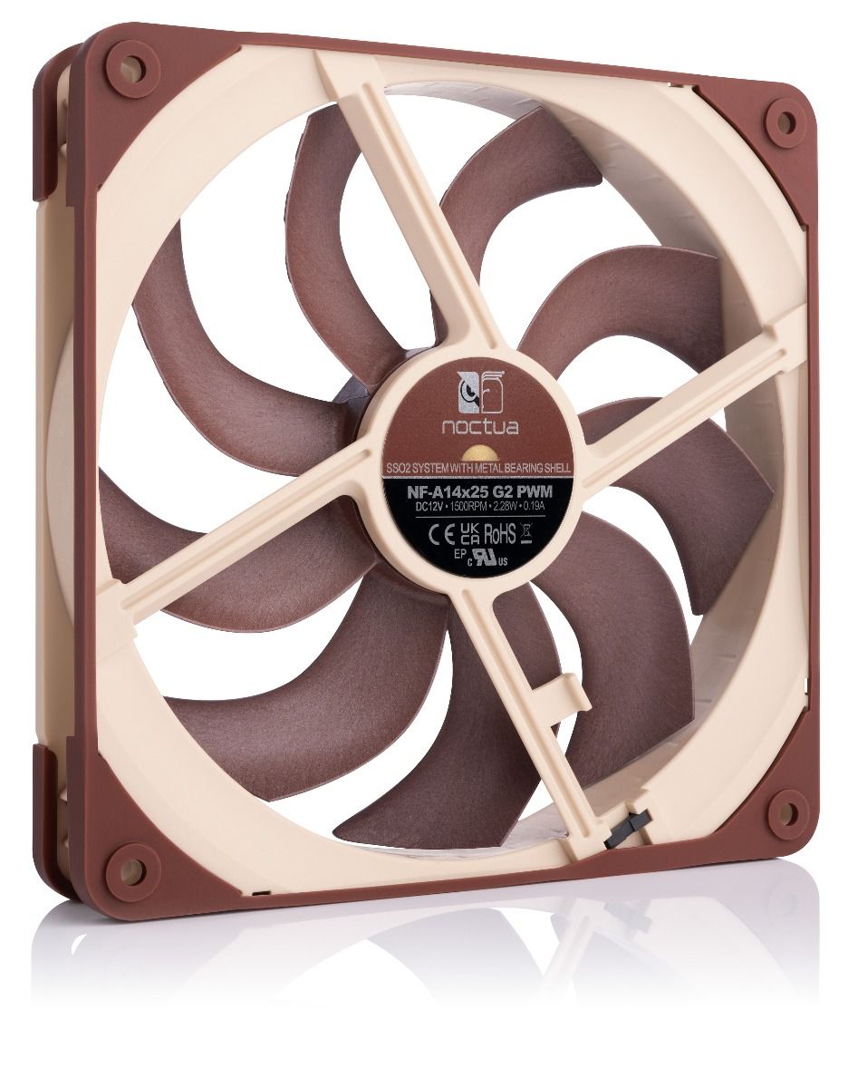 Noctua NF-A14X25 G2 PWM Case Fan 140mm Heat Sink SSO2 Bearing Quiet CPU ...
