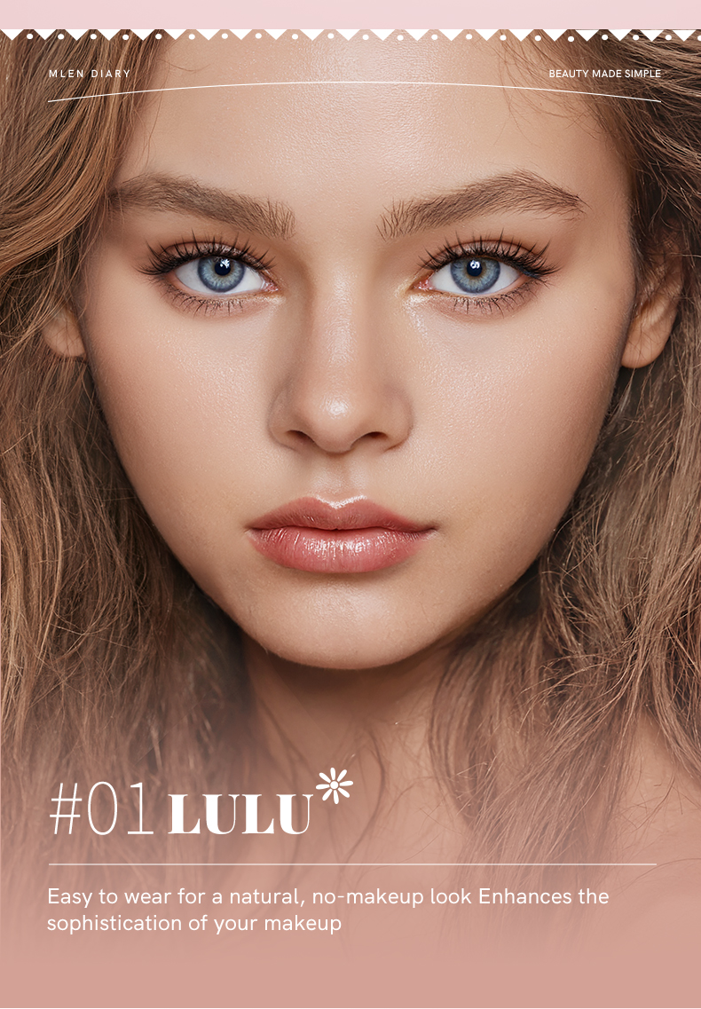 MLEN DIARY LULU Lashes Dense DIY Eyelash Lift Suitable For Beginners ...